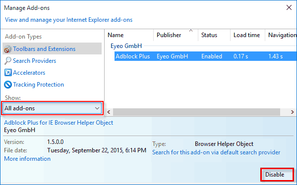 Disable Plugins an Add-ons for Major Web Browsers Disable Plugins an Add-ons for Major Web Browsers