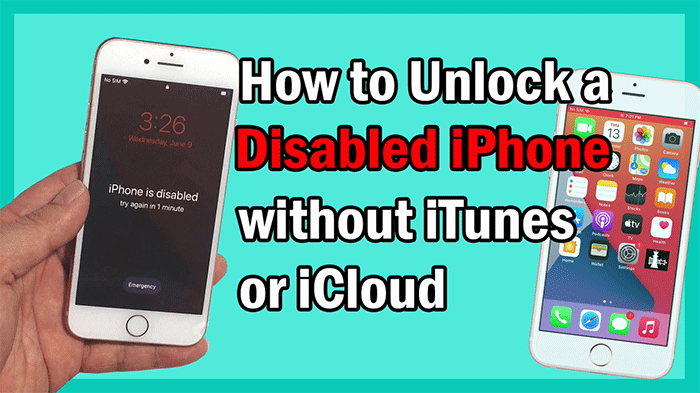 Unlock disabled iphone store