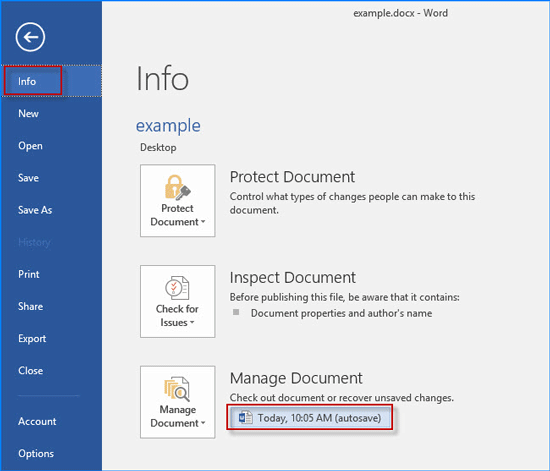Word 2016 Document Closed Without Saving How To Get It Back