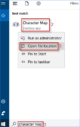 How to Create a Character Map Shortcut on Your Windows 10 Desktop